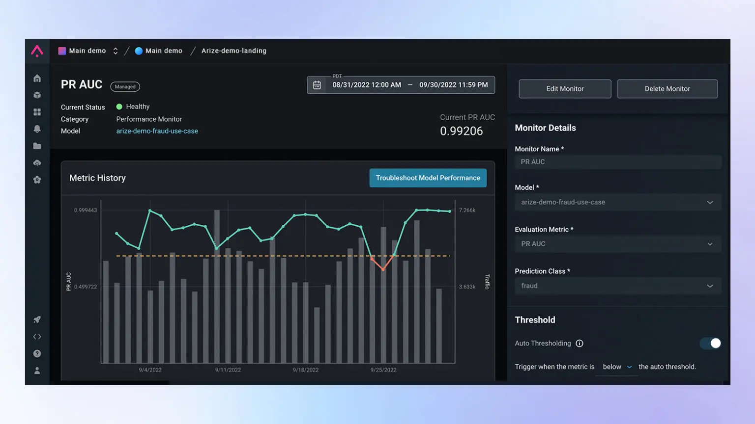 What is AUC? | AUC & the ROC Curve in Machine Learning | Arize