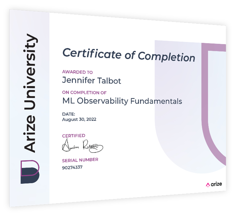 ML Observability Fundamentals - Arize AI