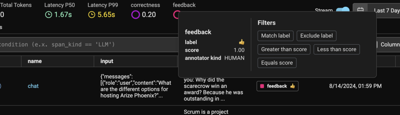 Using Annotations To Collect Human Feedback On LLM Apps