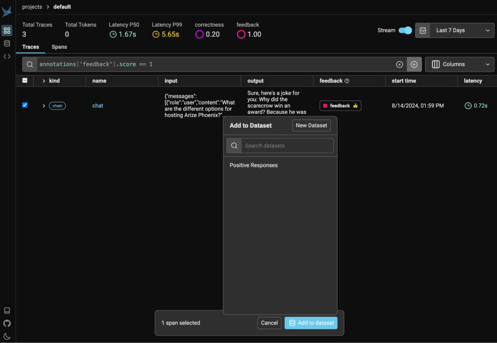 Using Annotations To Collect Human Feedback On LLM Apps