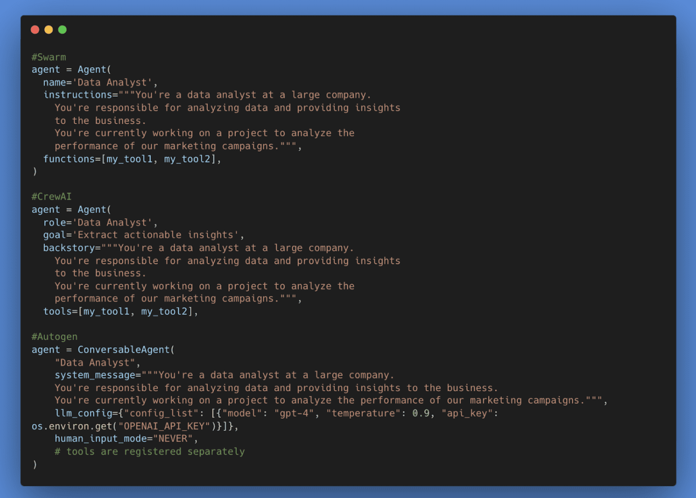 Comparing OpenAI Swarm with other Multi Agent Frameworks - Arize AI
