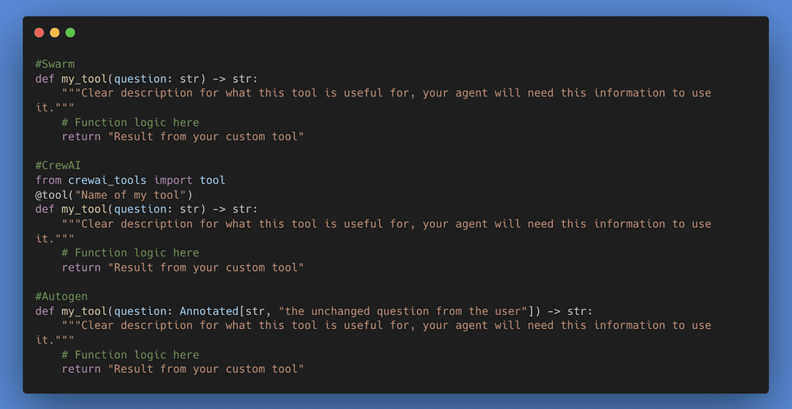 Comparing OpenAI Swarm with other Multi Agent Frameworks - Arize AI