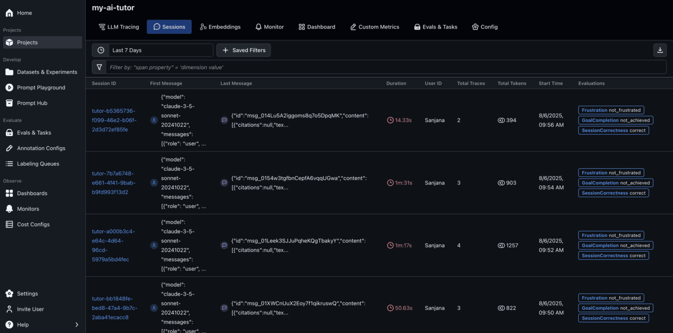 Session-Level Evaluations with Arize AX - Arize AI