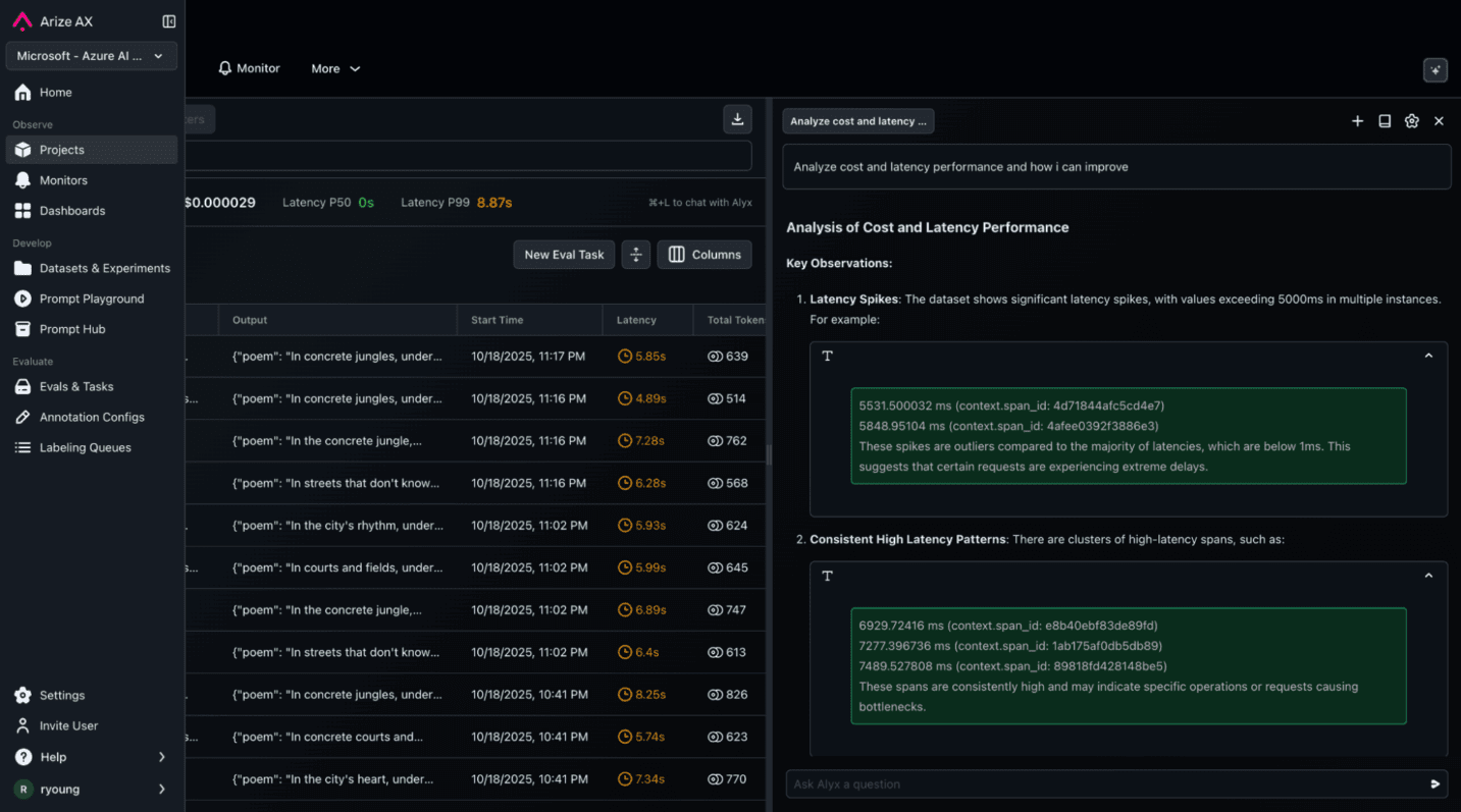 Evaluating and Improving AI Agents at Scale with Microsoft Foundry - Arize AI